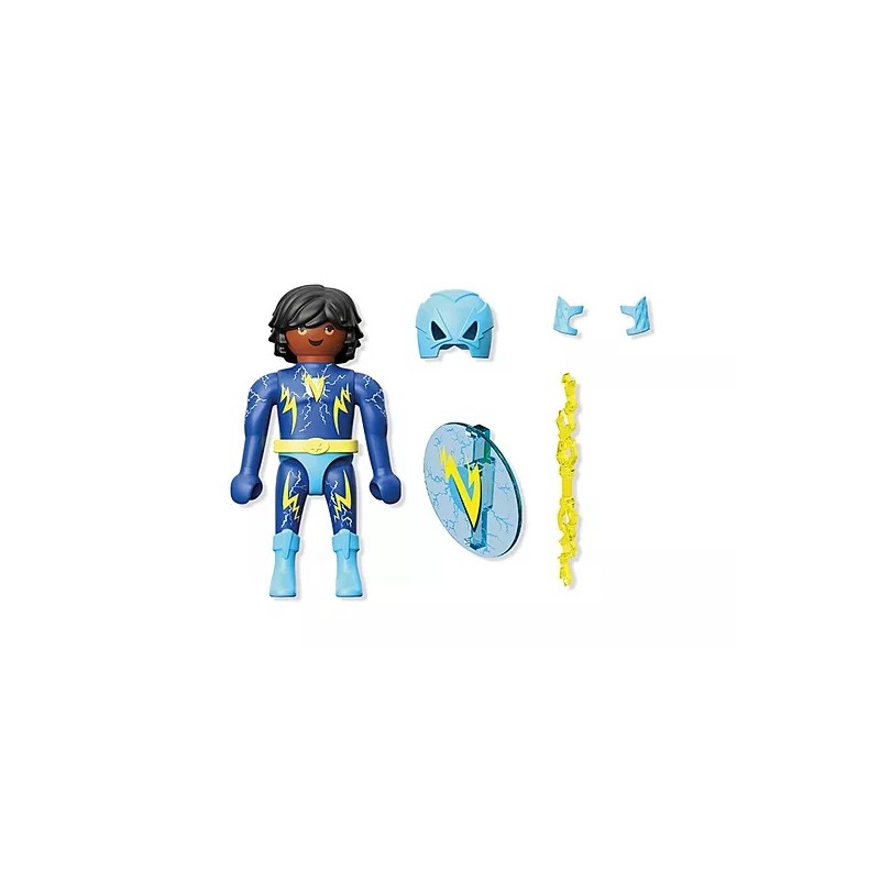 PLAYMOBIL® Héroes 71836 Héroe Relámpago - Blue Voltage - rayo - energía